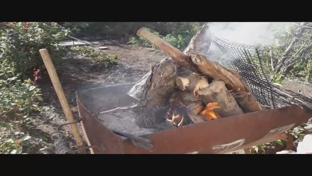 Свиные ребра на мангале