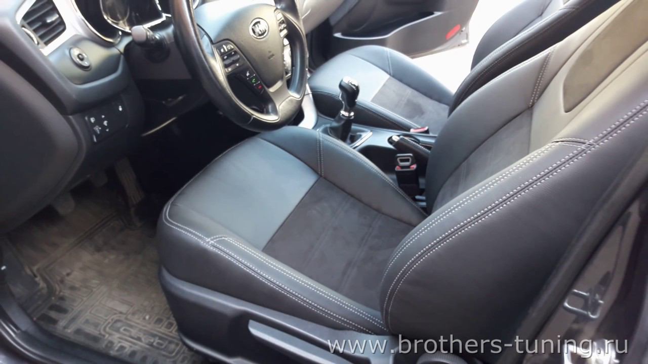 Чехлы на Kia Ceed 2, (2012 - н.в.) серия Alcantara