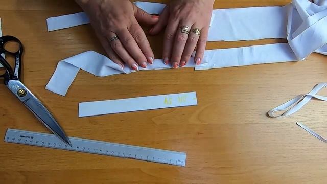 Обработка горловины и рукава. Пошаговый пошив платья.mp4