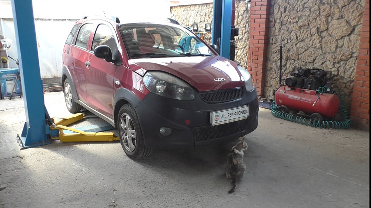 Переборка коробки передач МКПП на Chery indiS 1,3  Чери Индис  2012  1часть