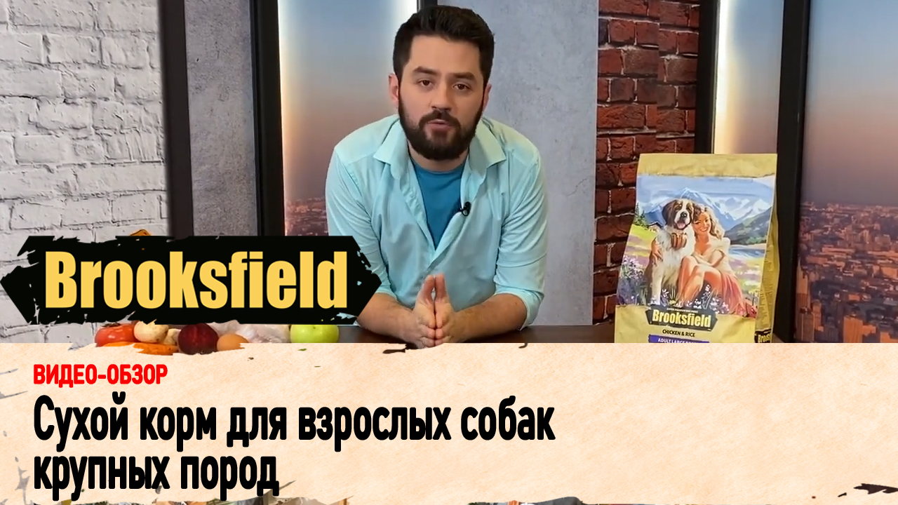 Обзор BROOKSFIELD сухой корм для взрослых собак крупных пород