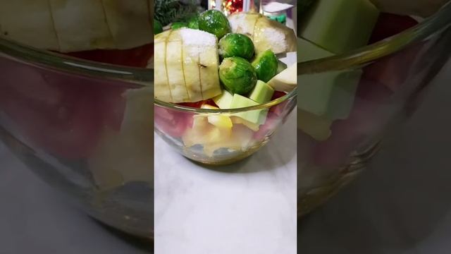 Ужин с индейкой и овощами