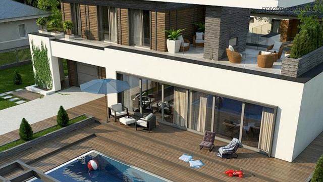 дизайн дома в современном стиле #6