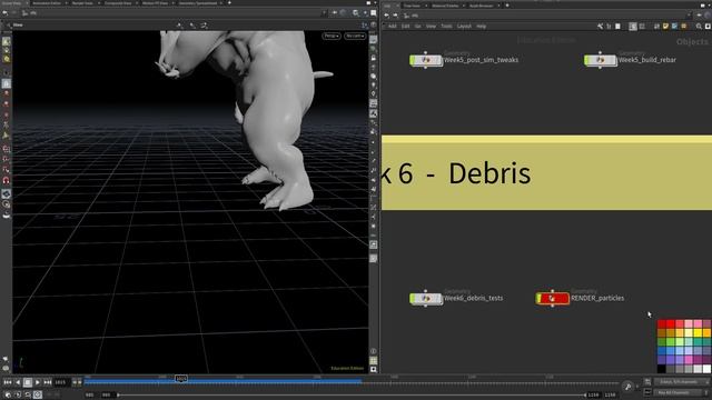 3 Point Particles Dirt and Grit