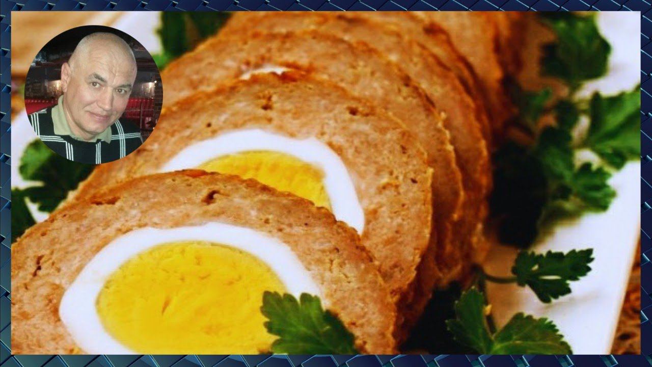 Фарш и яйца мясной рулет. Просто и вкусно. Minced meat and eggs meatloaf. GoodAppetite.