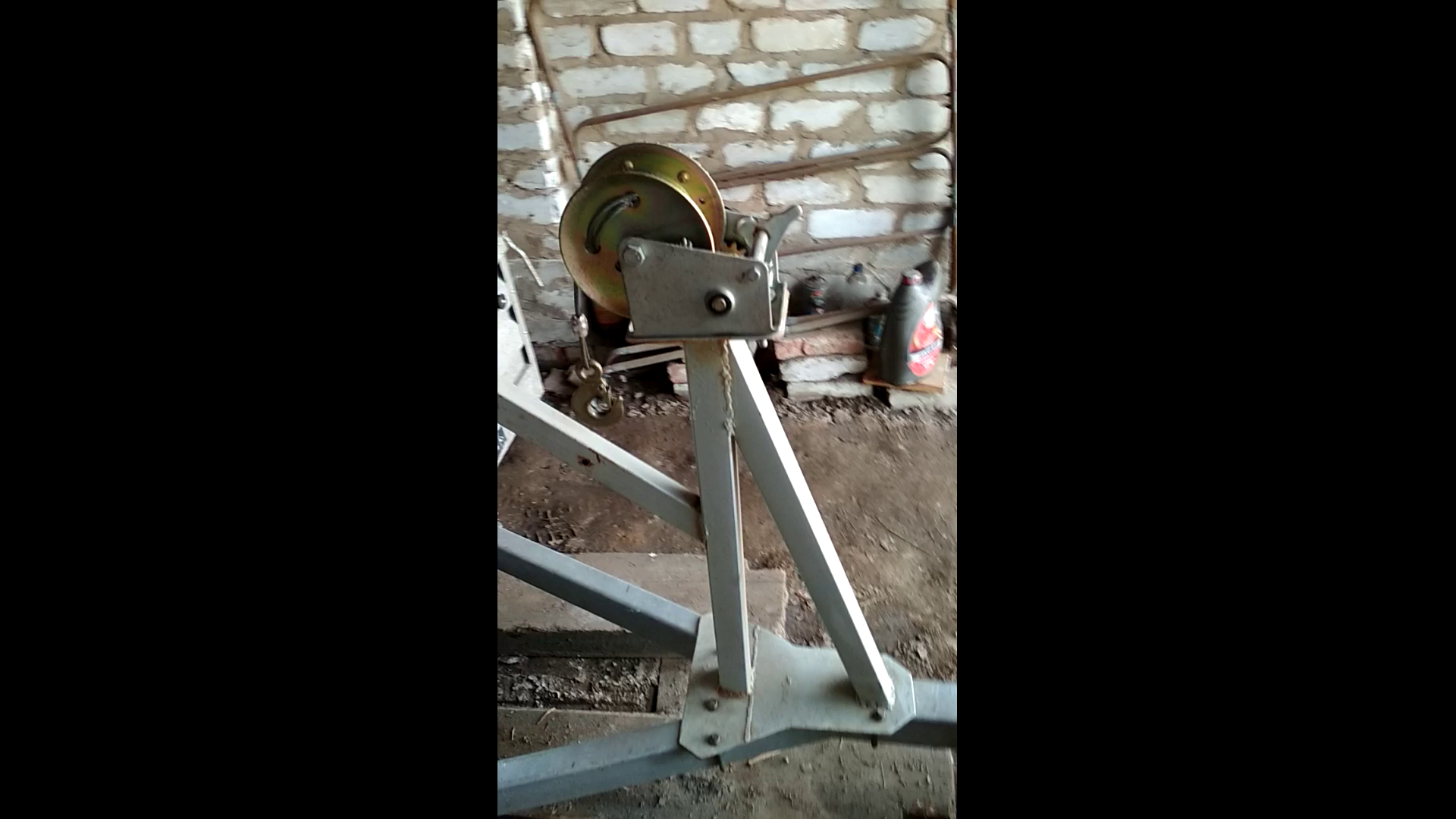 Универсальная лебёдка для прицепа своими руками