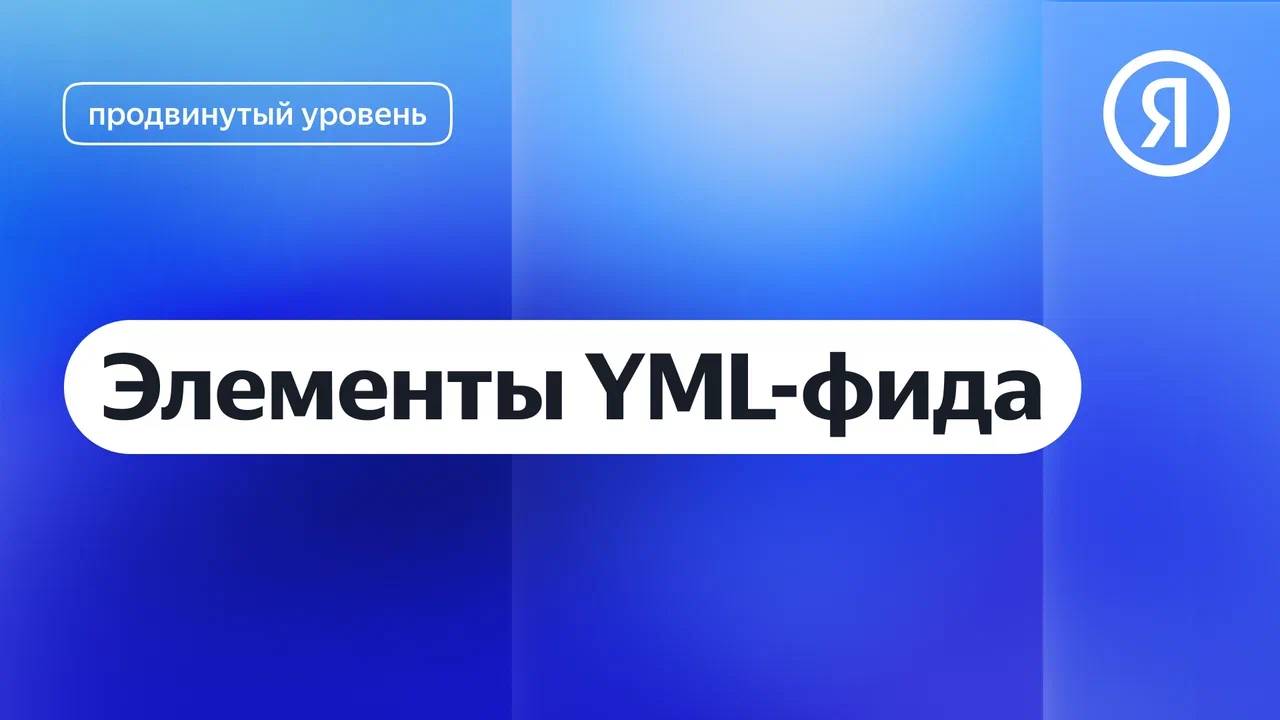 Элементы YML-фида I Яндекс про Директ 2.0