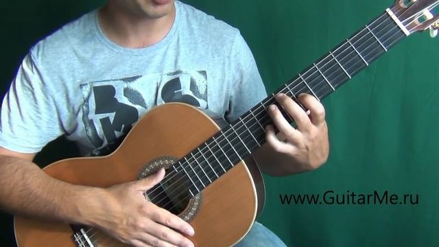 SHAPE OF MY HEART by Sting на Гитаре - видео урок 1/5. GuitarMe School | Александр Чуйко