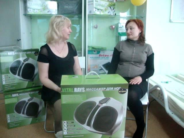 Отзыв о массажере для ног Стелс и массажной кровати Витал Райз / результаты