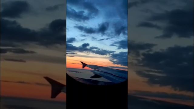 Вид из иллюминатора самолета. Александра Миркушова