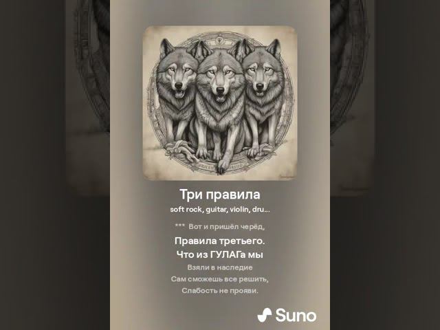 "Три правила" by raush (Авторская песня)