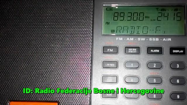 19.07.2020 05:41UTC, [Es], Radio FBiH, Босния и Герцеговина, 89.3МГц, 1938км