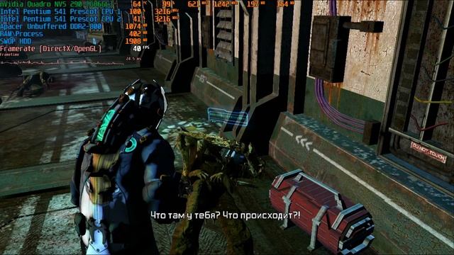 Dead Space 3 DLC Intel Prescott + Quadro NVS 290.mkv