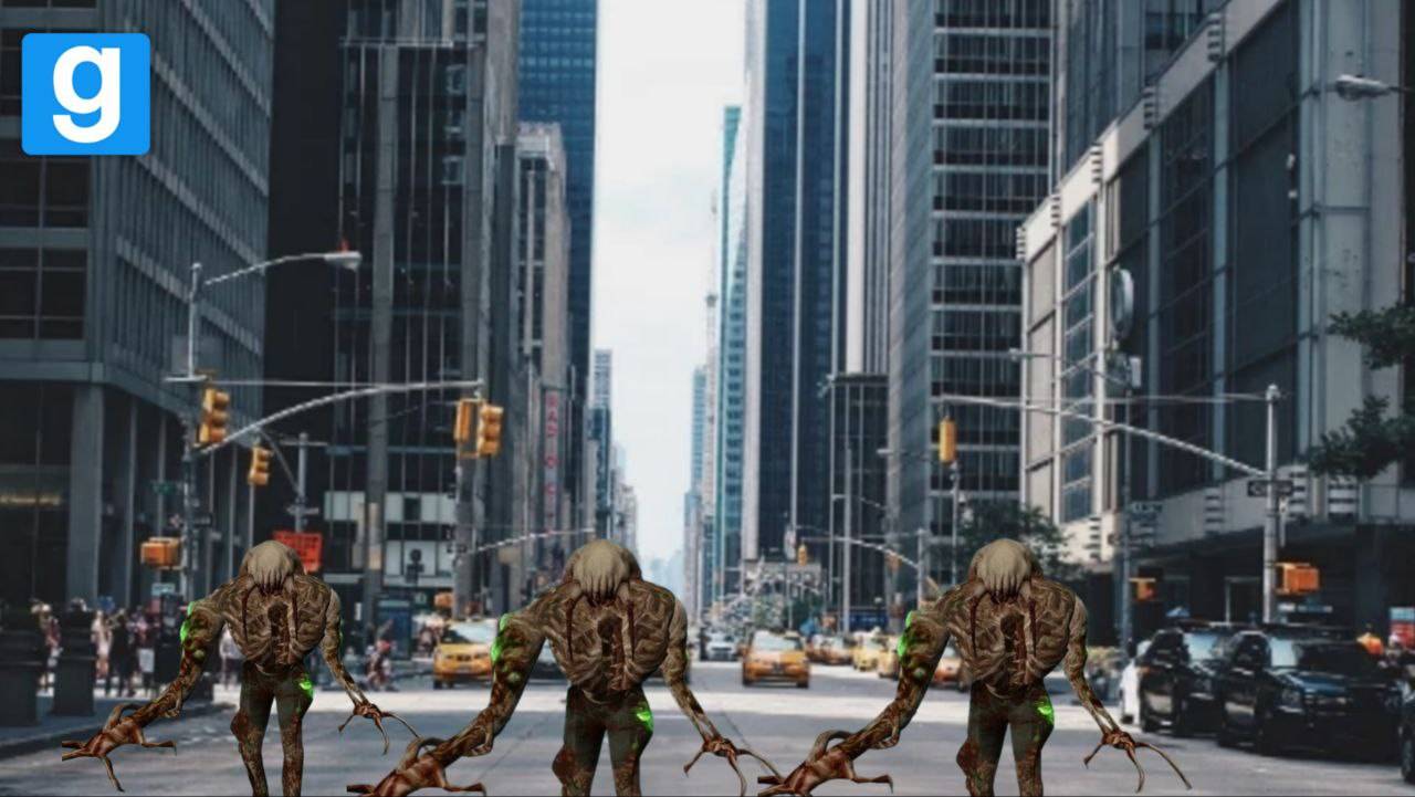 Зомби апокалипсис (garrys mod) 1 серия