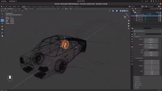 16. Generate Rig for the Mercedes Car Model