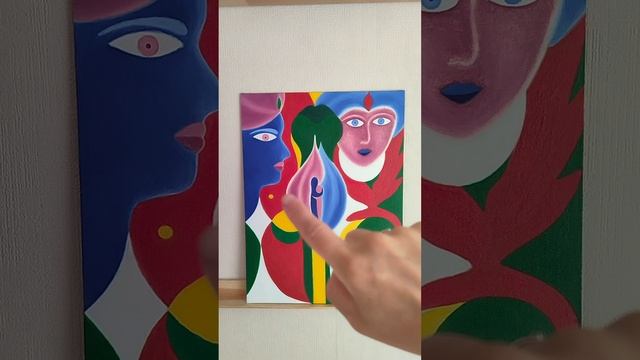 обзор моей картины "Пробуждение"