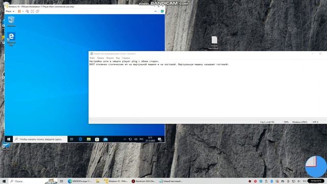Сетевой мост в VMware Player 17.