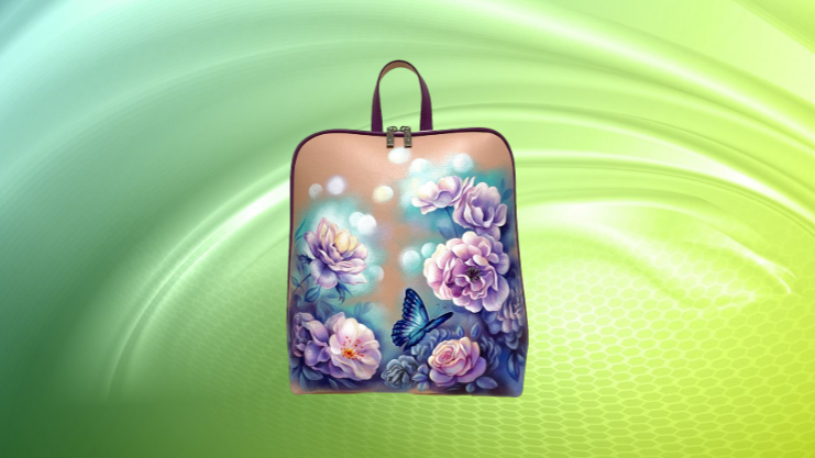 Женский рюкзак "Цветочная фантазия" Pelle Volare