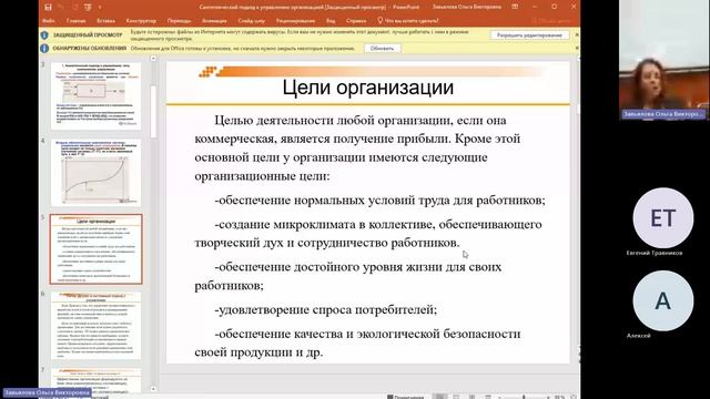 Менеджмент 02.11.2023 1800   Завьялова О. В.