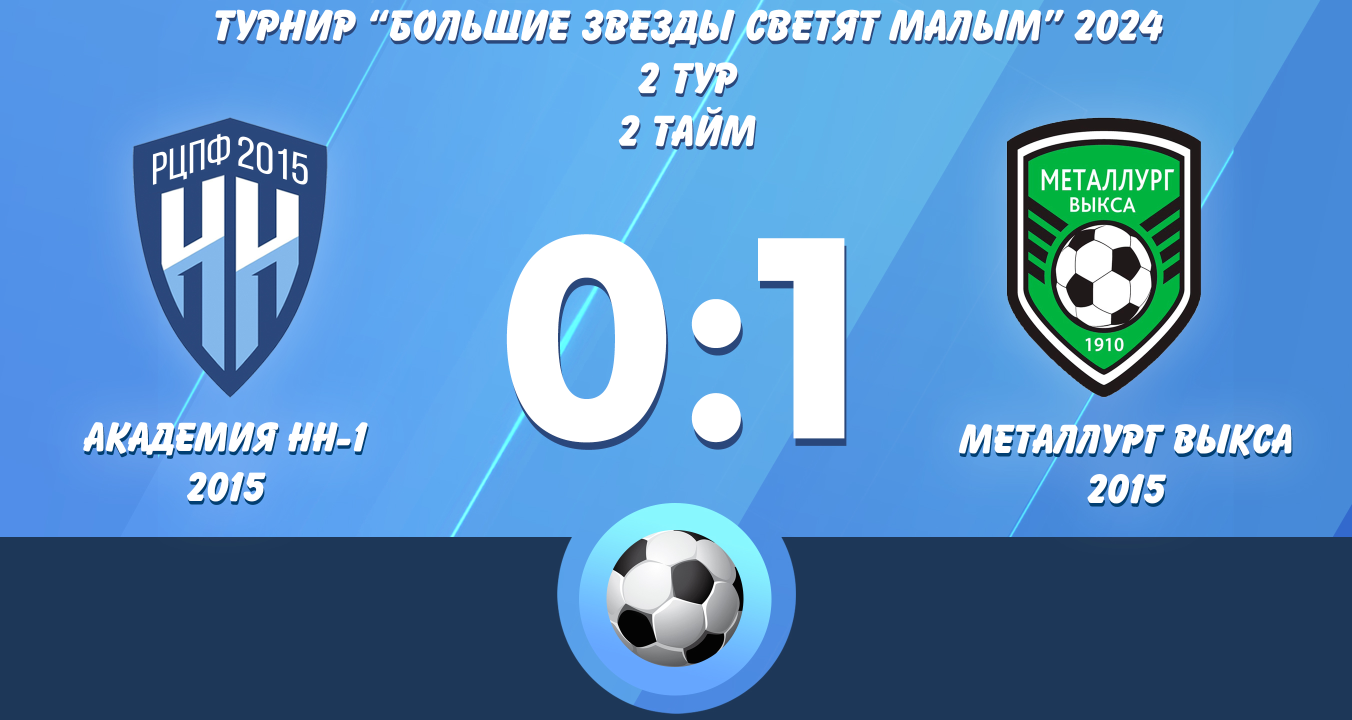 Академия НН-1 - Металлург Выкса 2 тайм
