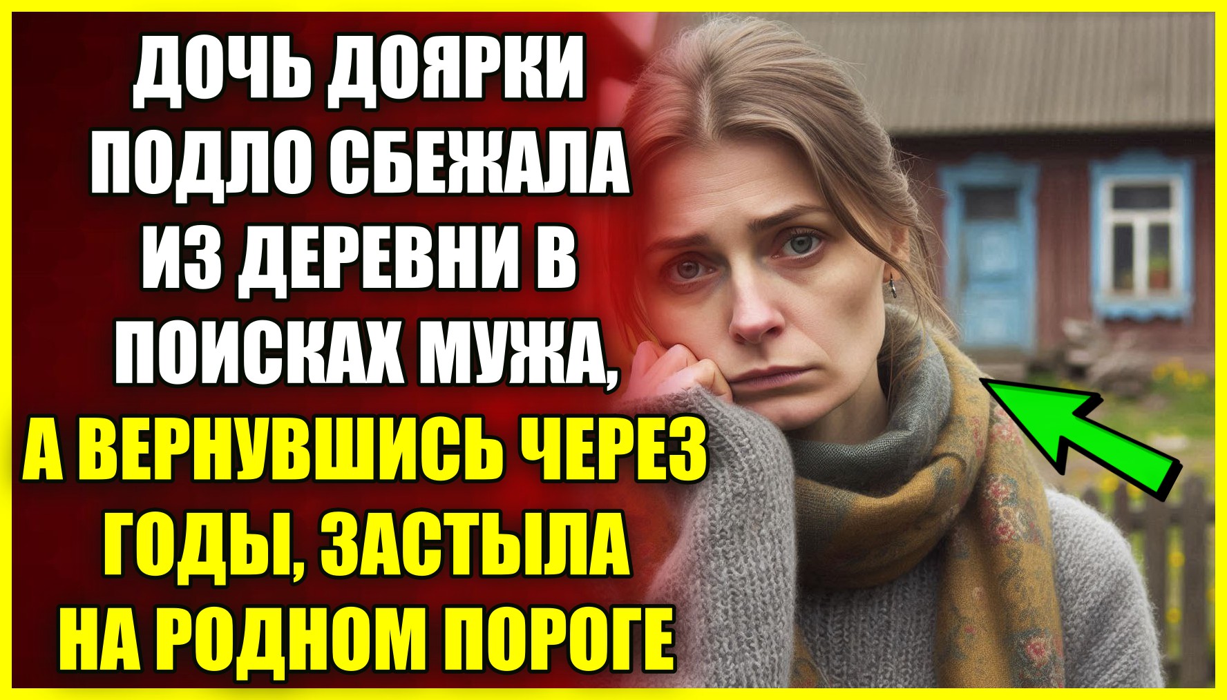 Дочь доярки ПОДЛО сбежала из деревни в поисках мужа, а вернувшись застыла на родном пороге.
