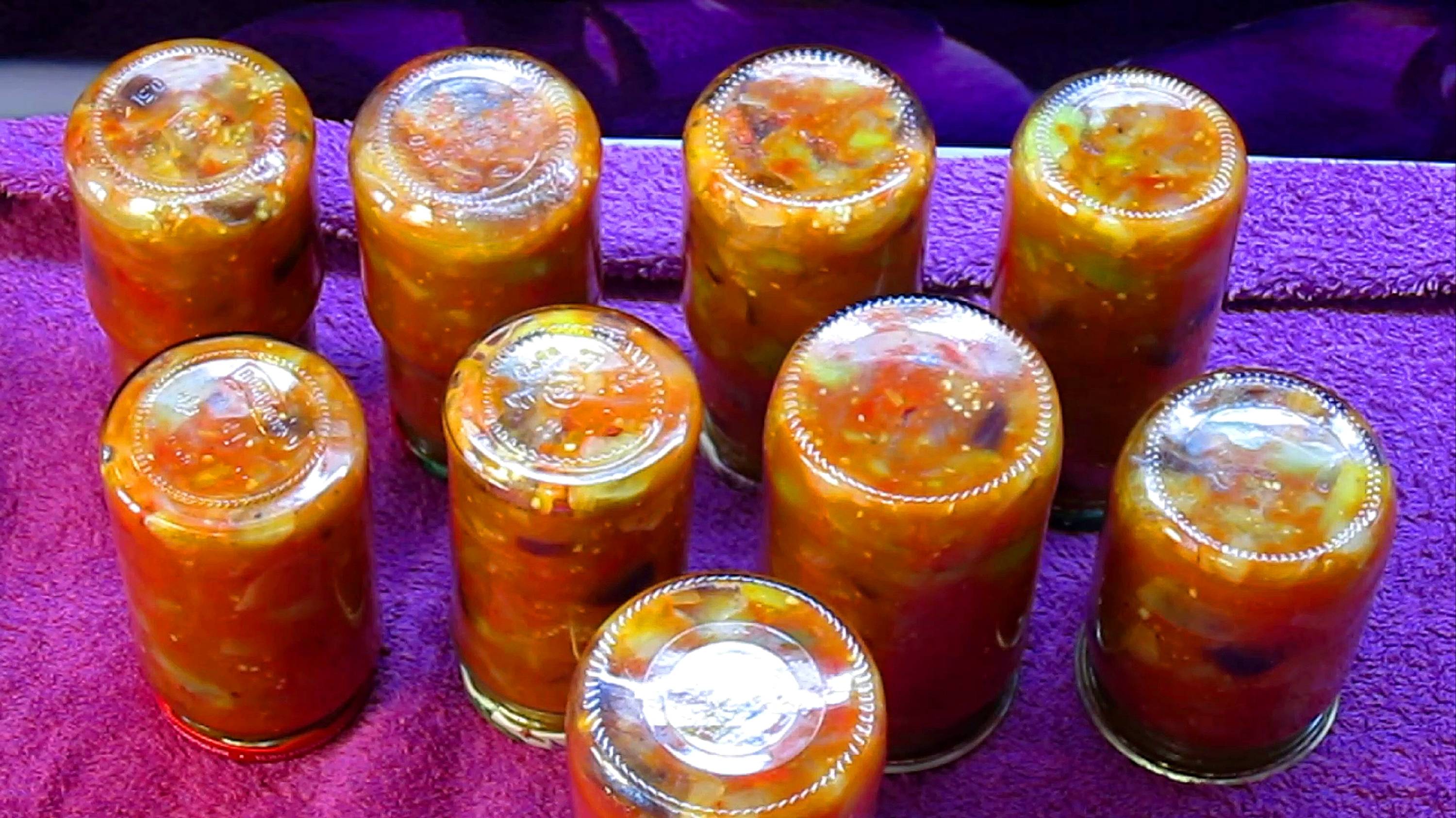 Лечо на зиму с баклажанами своими руками — вкусно быстро и совсем просто