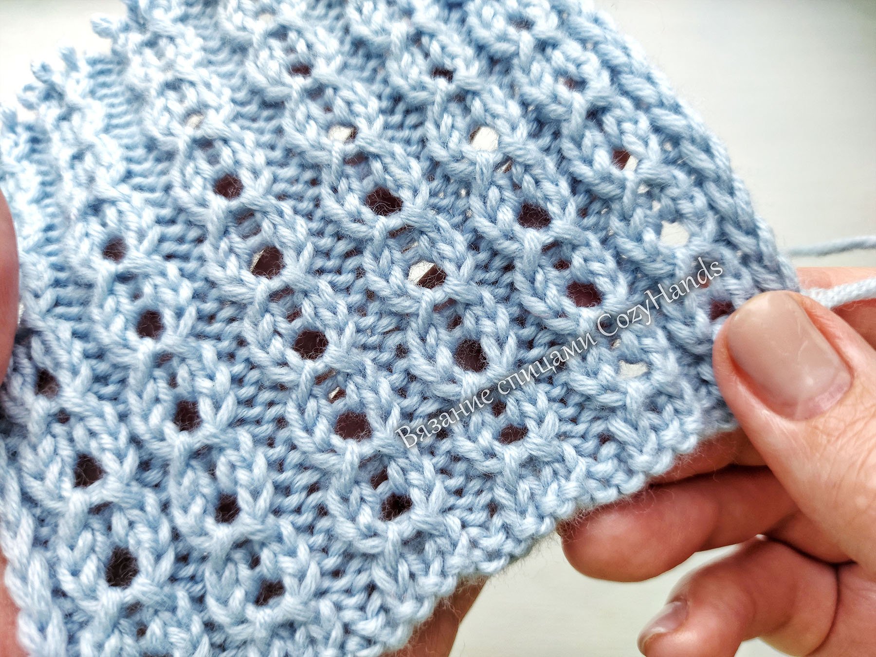 Интересная резинка спицами для вязания шапок, свитеров