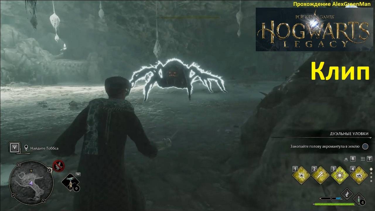 Битва с пауком Акромантулом