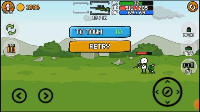 Сложняк пошёл,но меня не остоновить.Stickman Gan2[2].