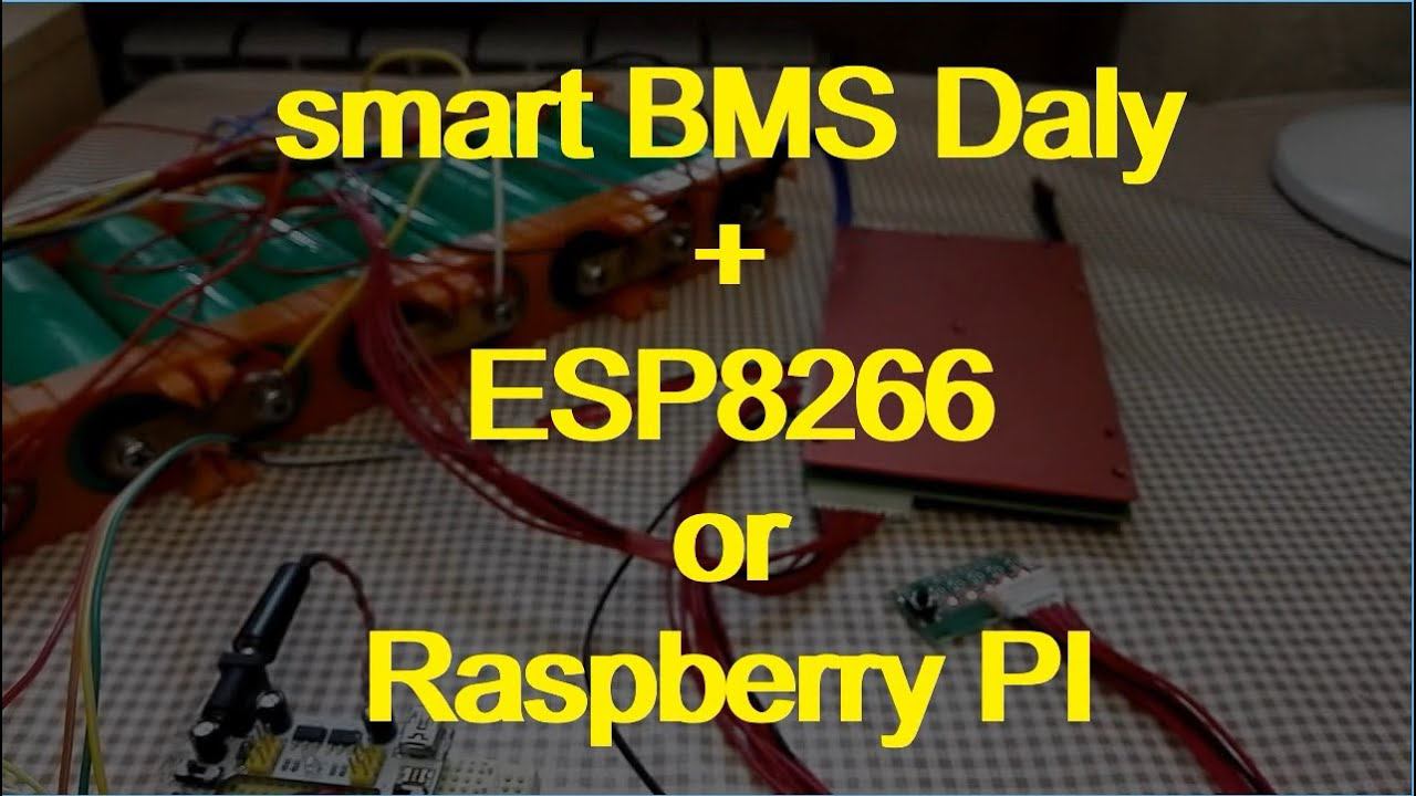 Smart BMS DALY + ESP8266 or Raspberry PI = MQTT
