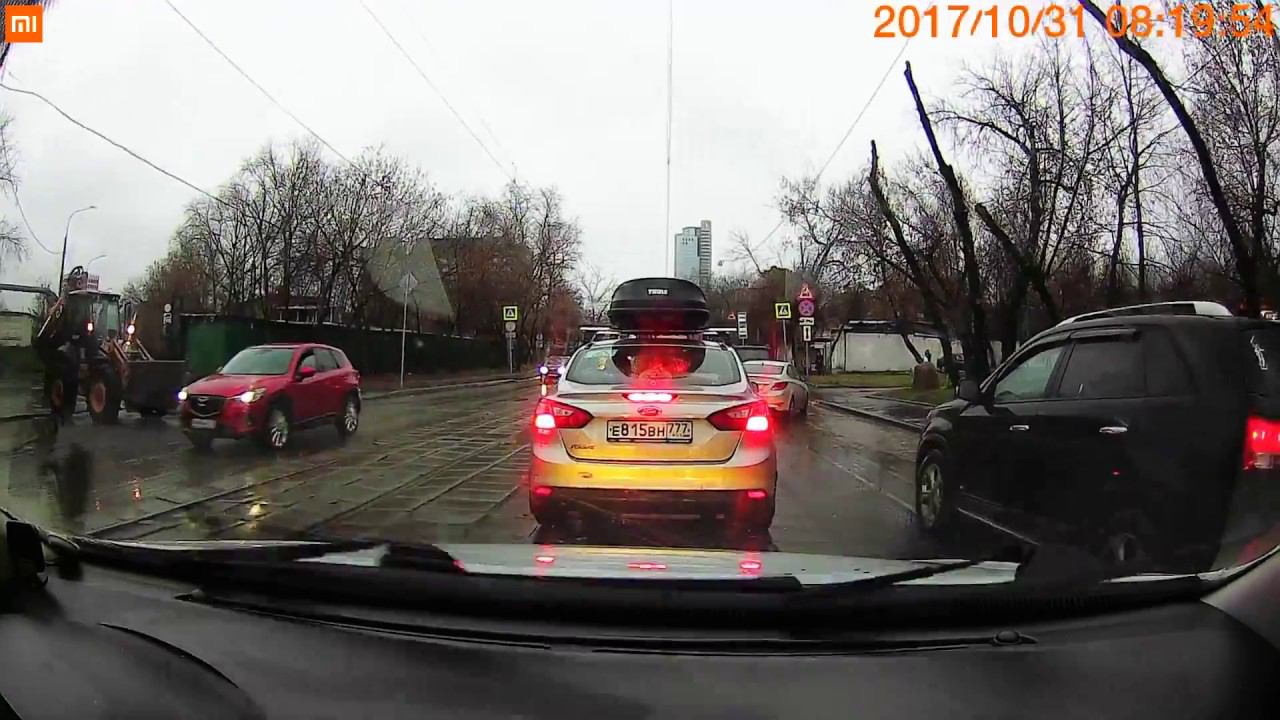 Xiaomi Mijia CAR driving Recorder Camera. Тестирование видеозаписи Утро. Сумерки.