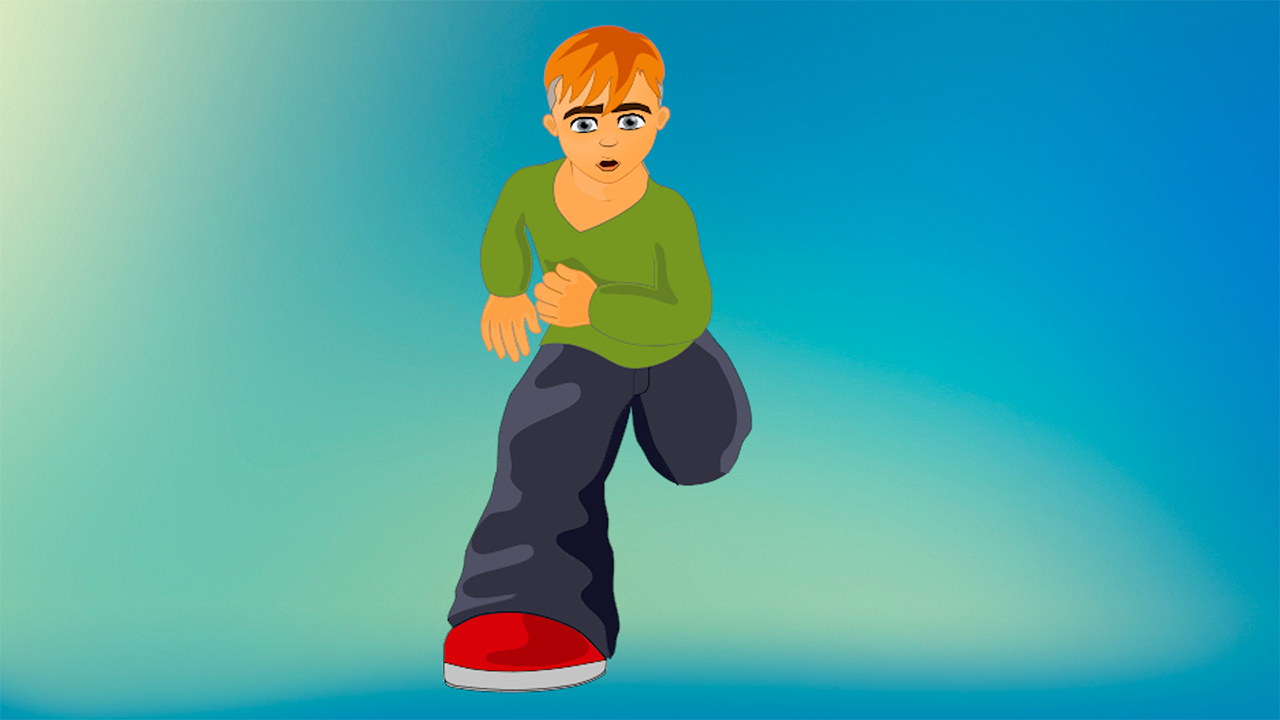 #анимация бега