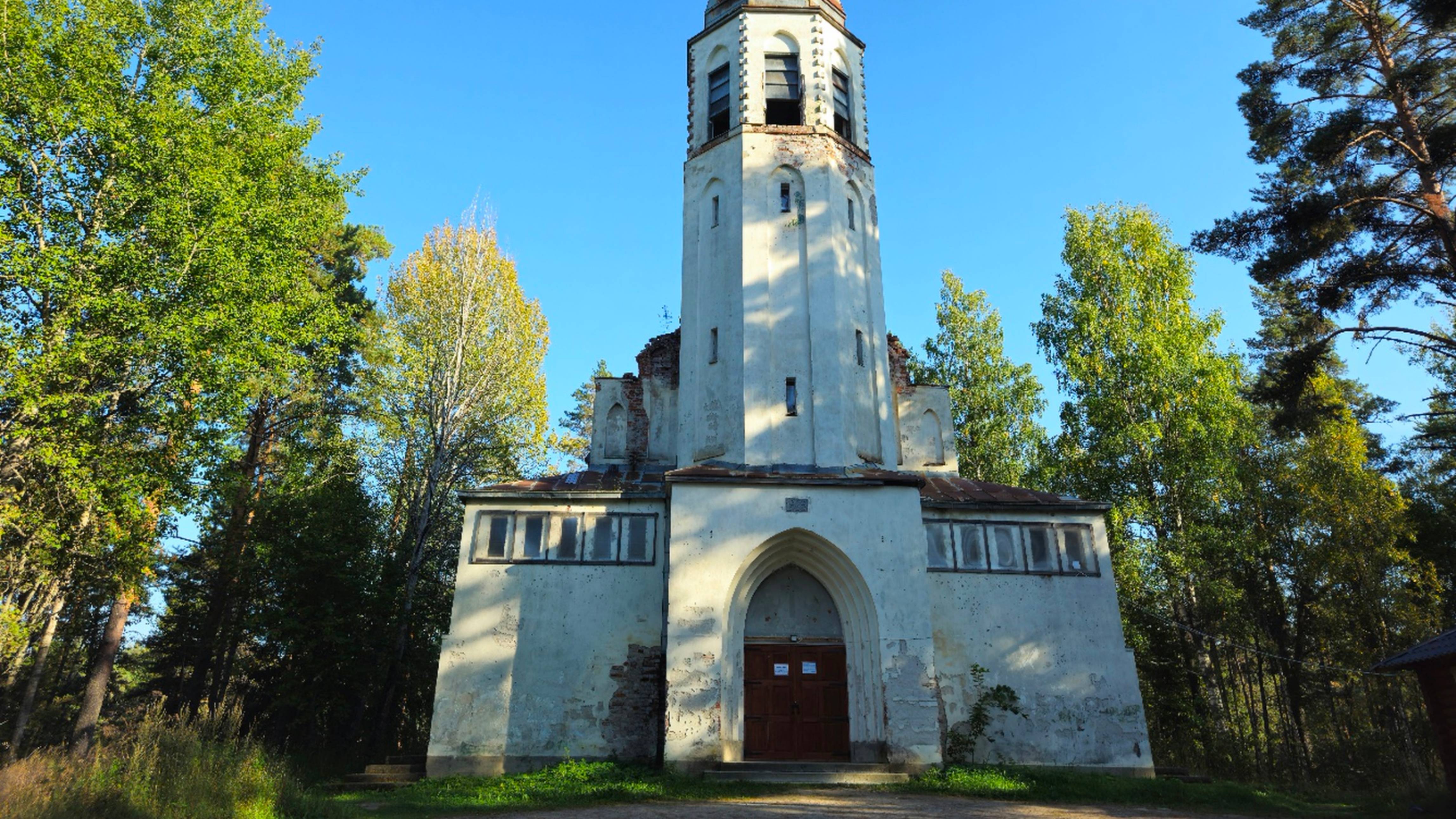 Карелия. Лахденпохья. Финская кирха в Лумиваара. Karelia. Lakhdenpohja. Finnish church in Lumivaara