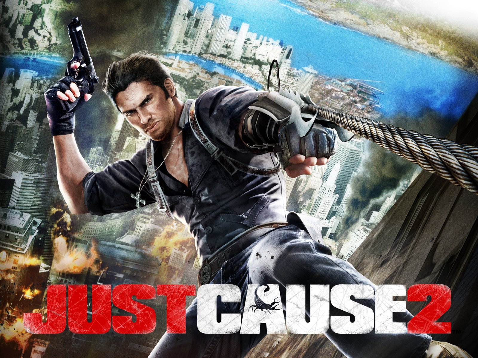 Just Cause 2 . Лыжня !.