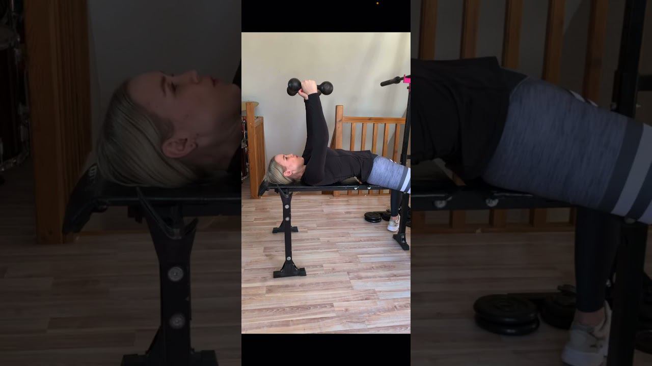 РАЗВЕДЕНИЕ ГАНТЕЛЕЙ ЛЕЖА НА СКАМЬЕ