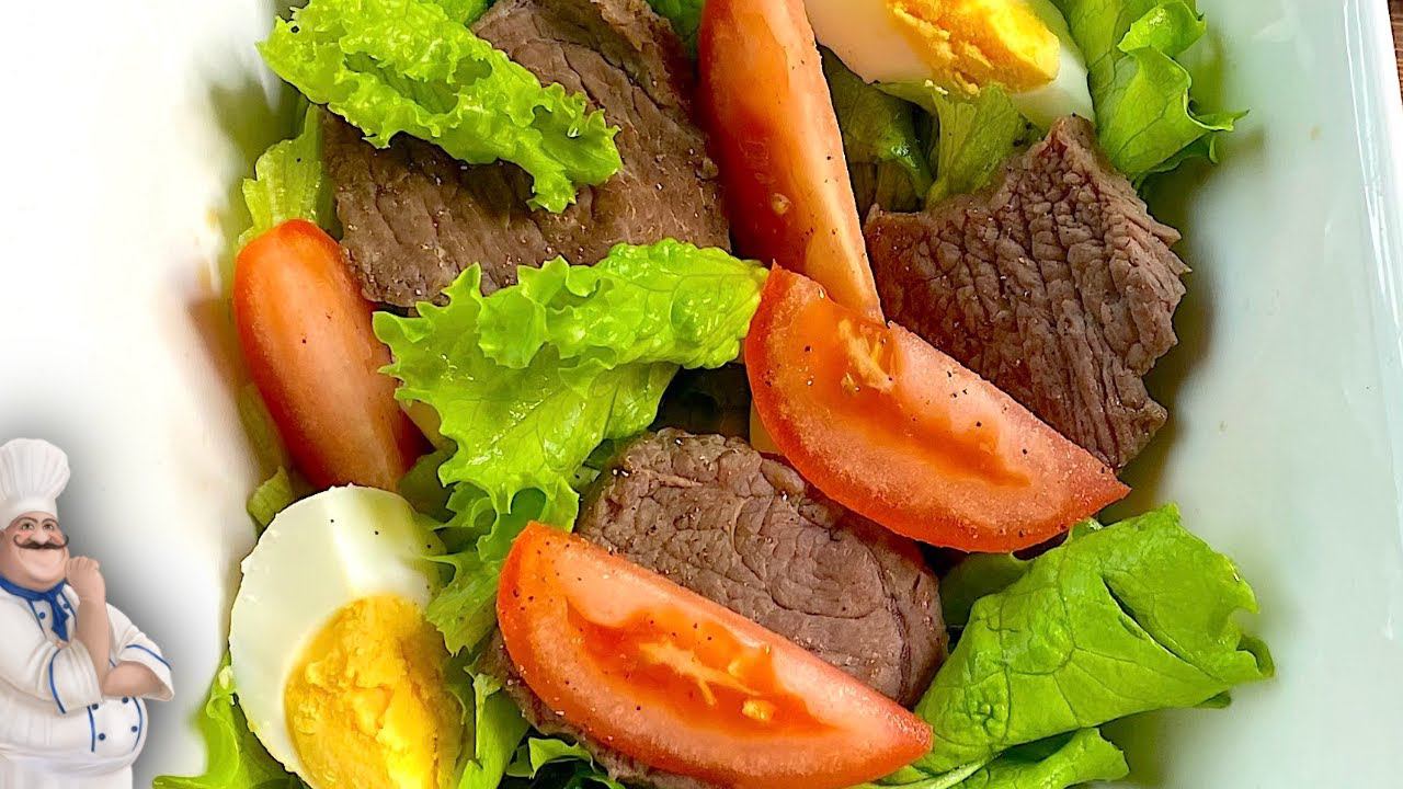 Диетический салат с говядиной (ПП) — рецепт на ужин и не только!