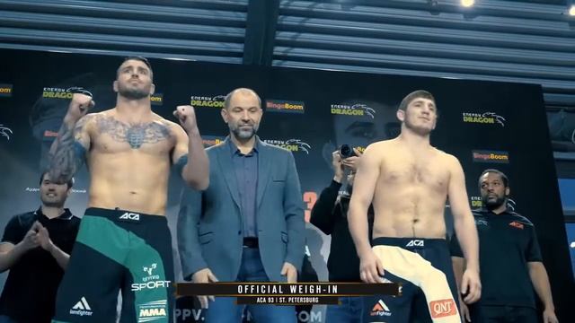 ACA 93  хайлайт церемонии взвешивания