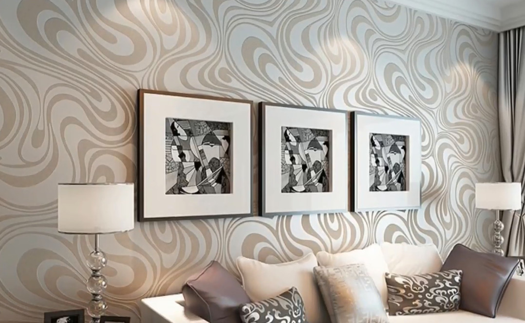 Узор волна в интерьере