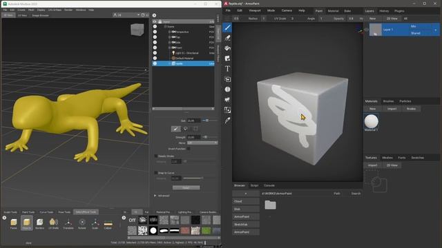 Armorpaint - Export to Mudbox, Import in ArmorPaint, 3D Pain
