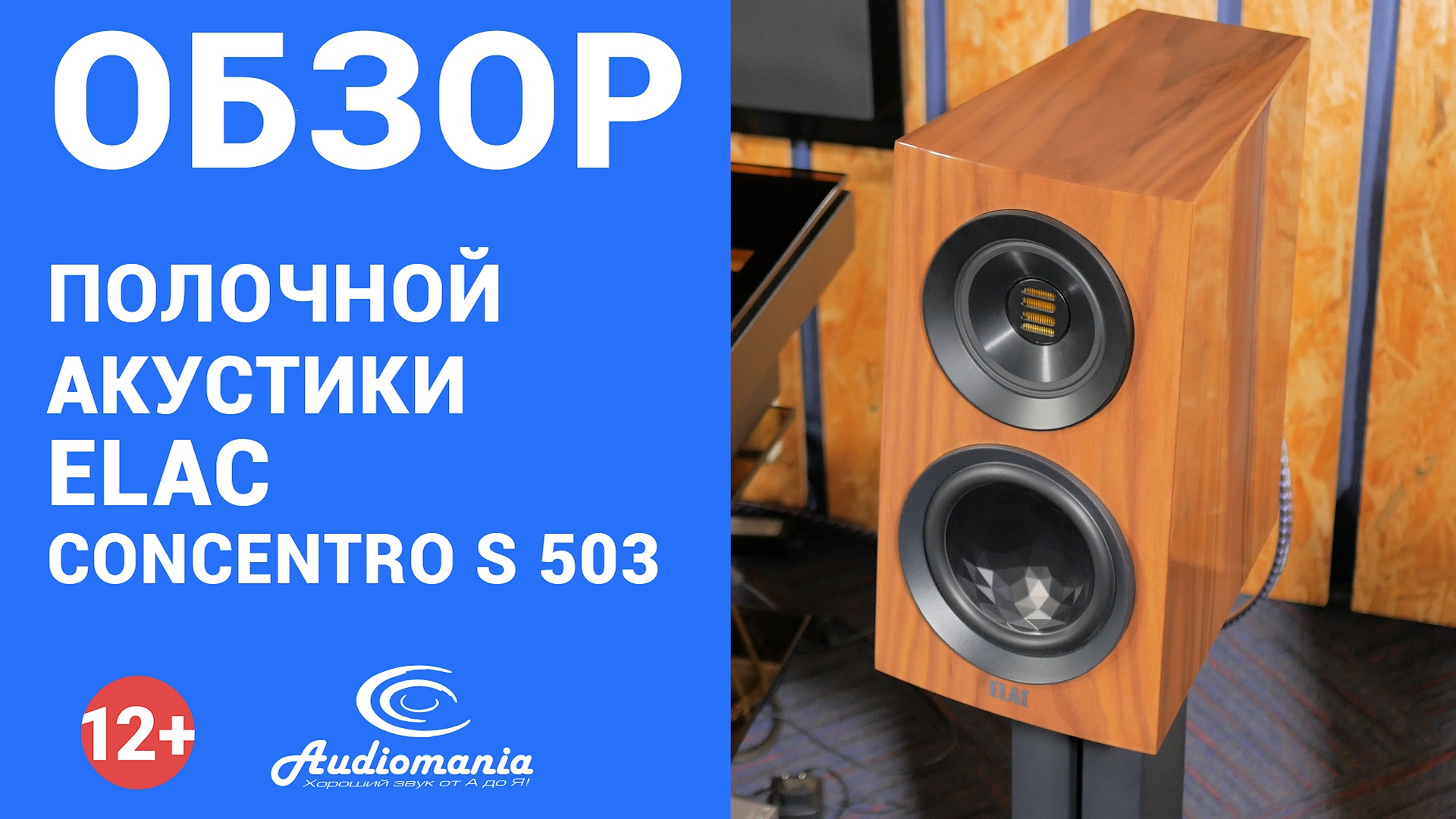 Топовый звук в компактной упаковке. Обзор полочной акустики ELAC Concentro S 503