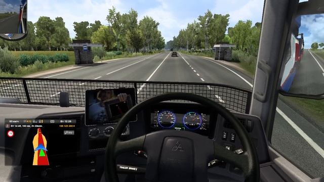 ETS2-1.40, MITSUBISHI FUSO SUPERGREAT. Жёсткая поездочка)) .mkv