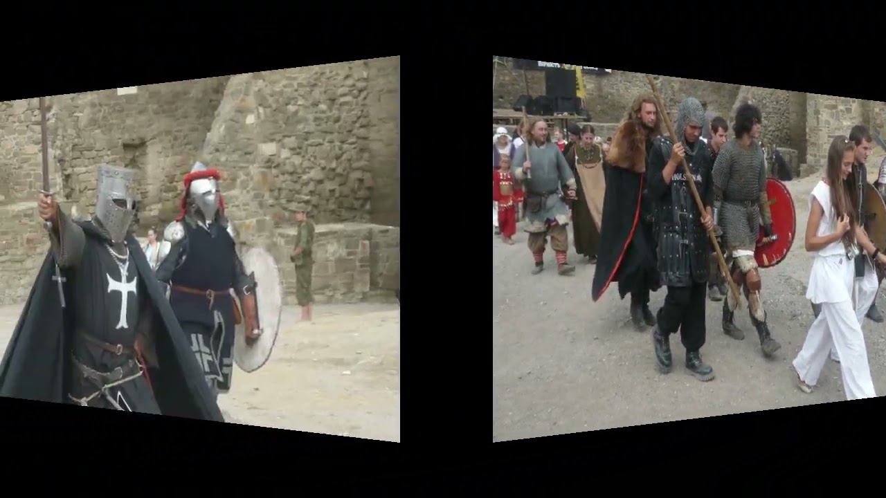 Генуэзская крепость. Рыцарский фестиваль "Генуэзский шлем" (29.07.07)