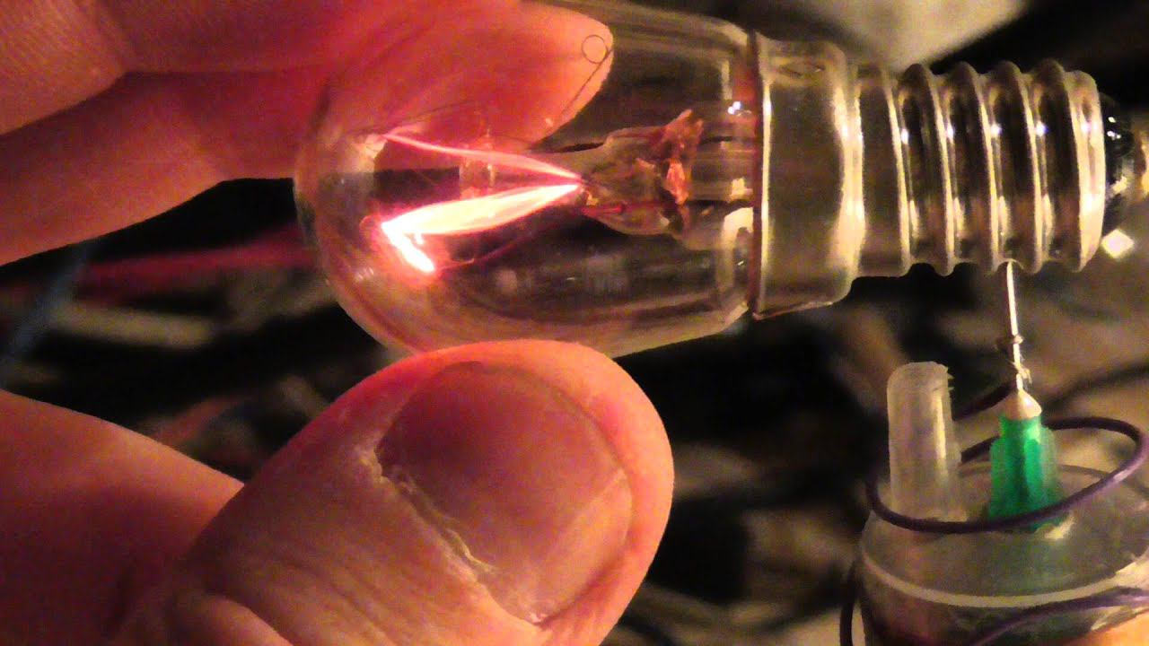 Качер и лампа накаливания - разбираемся, почему она светит 3