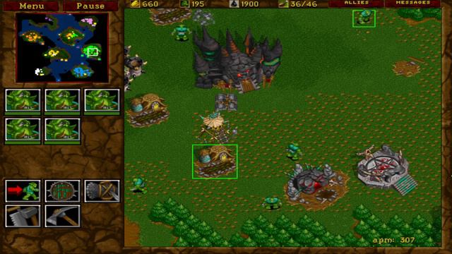 ⚔ Warcraft II | Хабзайское противостояние: EJJI vs ~WH~, карта FOC