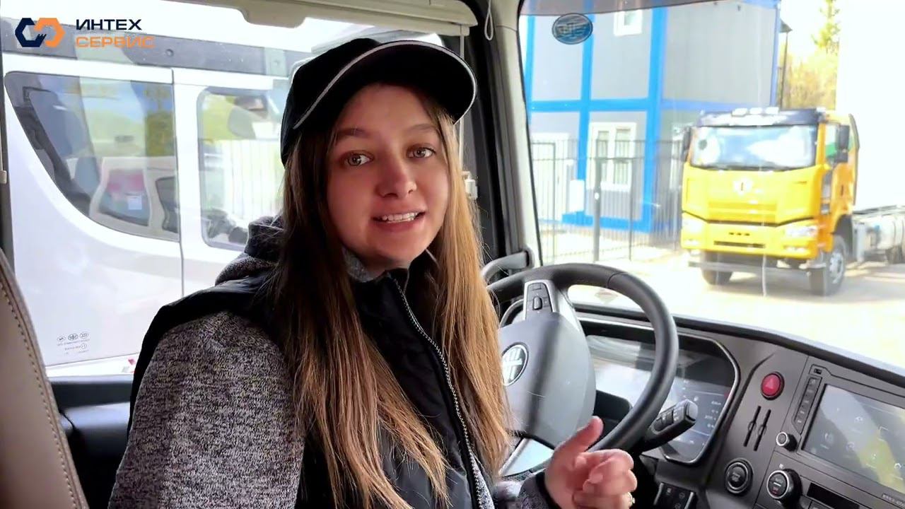 Удобный салон тягача #faw j7 Детальный обзор кабины