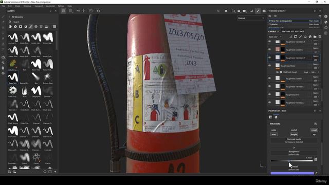 1. Texturing New fire extinguisher
