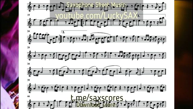 Coldplay & Beyonce - Hymn For The Weekend | Sheet Music | Alto Saxophone score & backing track