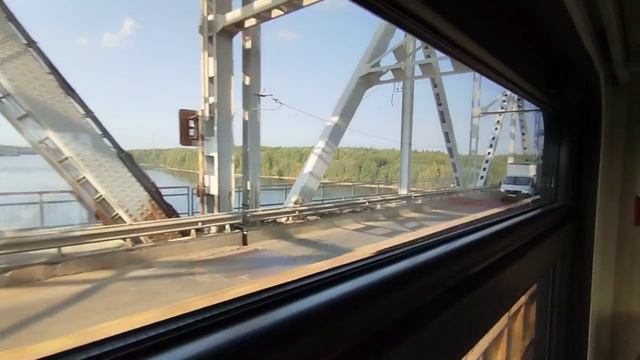 На РА3 по мосту через Свирь. Лодейное Поле.