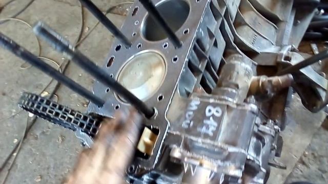 3317 двигатель ,гильзы ,гбц и сборка Часть 6.mp4