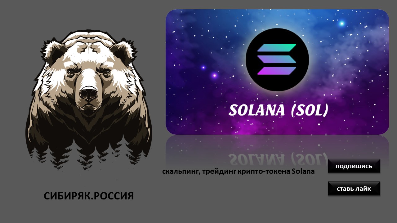 скальпинг, трейдинг крипто-токена Solana